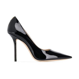 Jimmy Choo London Love 100 Pump - Femme - Chaussures - Noir - Taille: 38 1/2 EU