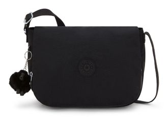 Kipling EARTHBEAT M Mittelgroße Umhängetaschen, Black Noir (Schwarz)