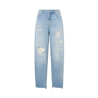 Halfboy Boyfriend Jeans - - Jeans - Damen - Blau - W26