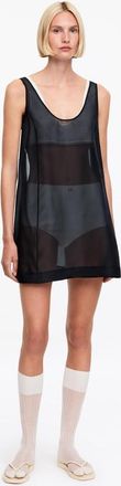 Arket Und Laila Gohar A-Linien-Minikleid -Blau