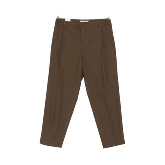 BRIGLIA 1949 Homme, Pantalons, Brun, Taille: XL Manhattans Pleated Pantalons
