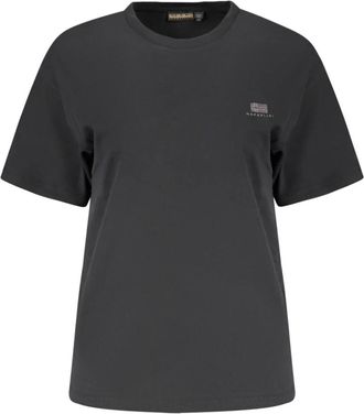 Napapijri Nina Kurzarm-T-Shirt - - Tops - Damen - Schwarzk - 2XS