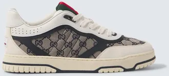 Gucci Sneakers Gucci Re-Web aus Leder