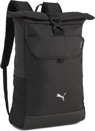 Puma Sac &agrave; dos avec rabat sup&eacute;rieur roul&eacute; PUMATECH (26 L), Accessoires, Noir, OSFA