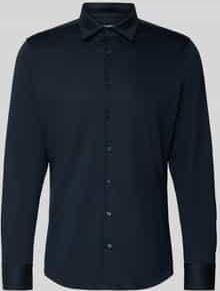 Roy Robson Slim Fit Business-Hemd mit Kentkragen