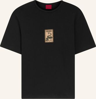 HUGO BOSS Hugo T-Shirt Dobul schwarz