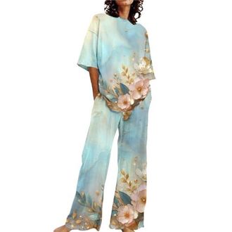 Generic Ensemble de surv&ecirc;tement pour femme 2 tenues d&eacute;contract&eacute;es &agrave; manches longues et haut court &agrave; capuche pour femme Surv&ecirc;tement dhiver pour femme Tenue de 