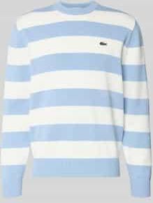 Lacoste Regular Fit Pullover aus reiner Baumwolle