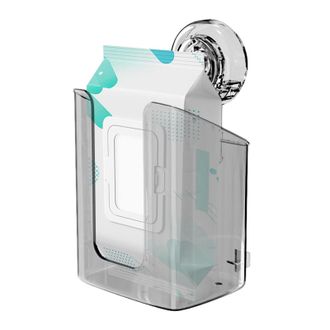 Generic Spender f&uuml;r feuchte T&uuml;cher an der Wand, Handtuchhalter f&uuml;r Badezimmer, waschbarer Handtuchhalter mit Saugnapf, multifunktionaler rutschfester Beh&auml;lter