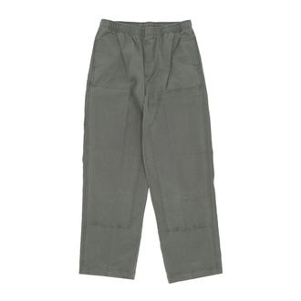 Obey Canvas Hose mit Doppeltem Stoff Knie - - Trousers - Herren - Gr&uuml;n - XL