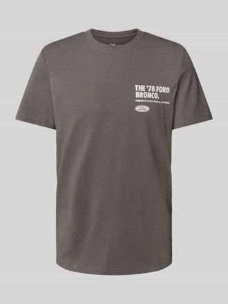 s.Oliver Red Label Regular Fit T-Shirt aus reiner Baumwolle mit Ford-Applikation