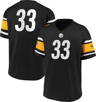 Fanatics NFL Pittsburgh Steelers Trikot Shirt Iconic Franchise Poly Mesh Supporters Jersey (M)