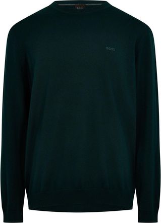 HUGO BOSS Sweatshirt f&uuml;r Herren, Rundhalsausschnitt, Regul&auml;r, Lang&auml;rmlig (Dunkelgr&uuml;n)