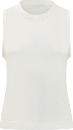 Ami Femme, Tops, Blanc, Taille: 40 FR Classic Fit Tank Top