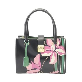 Ferragamo Pre-owned Cuir sacs-main - Femme - Pre-owned - Multicolore - Taille: ONE Size