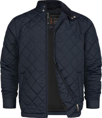 Indicode Herren INDoro Steppjacke mit Stehkragen und Rautensteppung | Daunenjacke f&uuml;r M&auml;nner Sky Captain, XL