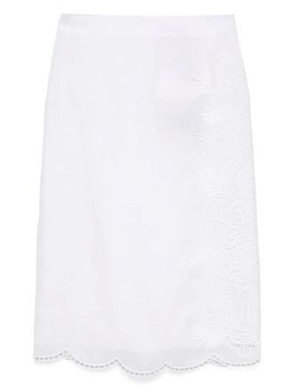 Max Mara Fify Midirock - Weiß