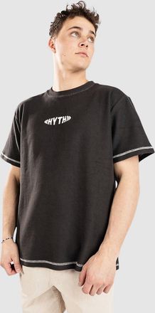 Rhythm Terry Contrast T-Shirt black
