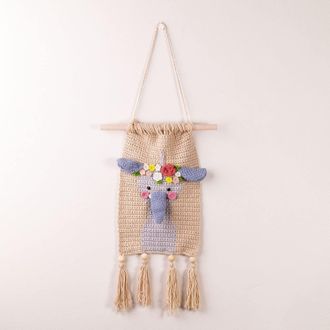 Sklum Dekorativer Wandbehang Zambia Kids Elefant