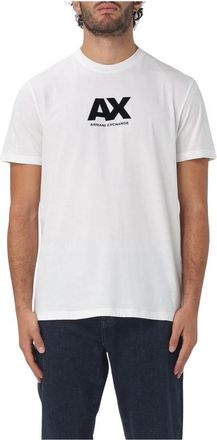 A|X Armani Exchange Homme, Tops, Blanc, Taille: M T-shirt basique
