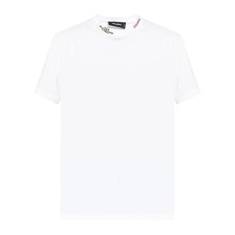 Dsquared2 Chemise en popeline superpos&eacute;e - Homme - Tops - Blanc - Taille: L