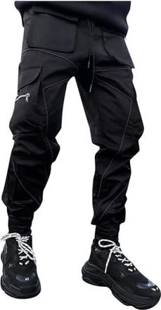 Generic Jogging Homme Pantalon Jogging Homme Pantalon Survetement Homme Confortable Classique - Pantalon D&eacute;contract&eacute; Homme Jambe Droite - Style Salopette Casu