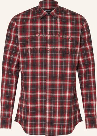 Dsquared2 Hemd Slim Fit rot