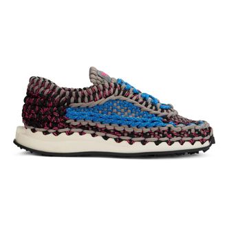 Valentino Garavani Homme, Chaussures, Multicolore, Taille: 44 1/2 EU Chaussures modernes bleues et marron pour un style sportif et raffin&eacute;
