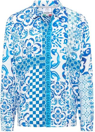 Carlo Colucci Homme, Chemises, Multicolore, Taille: XL Blouses & Chemises