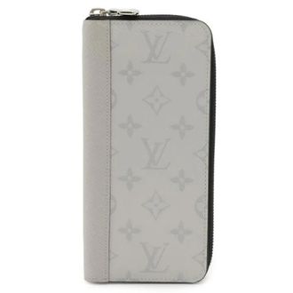 Louis Vuitton Pre-owned Zippy Wallet Vertical Monogram Taiga Lange Geldb&ouml;rse - - Pre-owned - Herren - Wei&szlig; - ONE SIZE