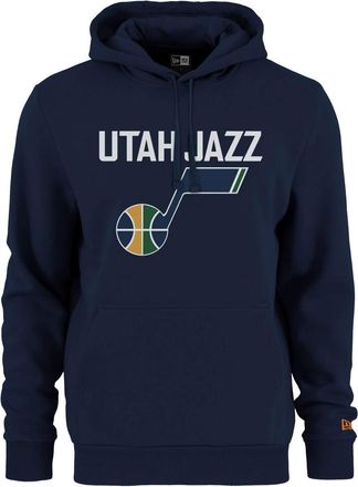New Era NBA Utah Jazz Team Logo Hoodie - Blau Größe S, Farbe Blau