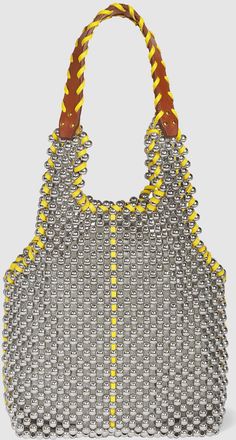 Jerome Dreyfuss Sac Marcel Perles Jaune, Capsule Free Style