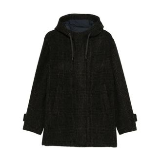 Herno Parka mit Karomuster - - Coats - Herren - Gr&uuml;n - 2XL
