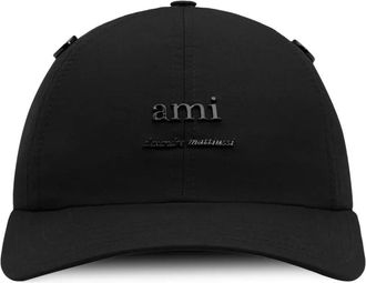Ami casquette &agrave; plaque Ami - Noir