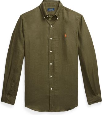 Ralph Lauren CUSTOM FIT LINEN SHIRT