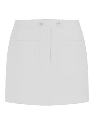 Courr&egrave;ges Mini Jupe - Blanc