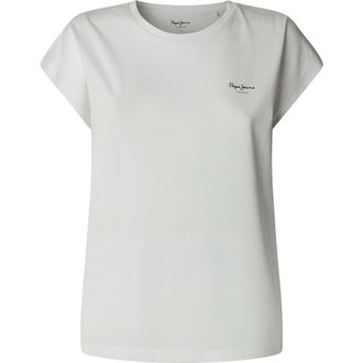 Pepe Jeans London Damen BLOOMA T-Shirt, Weiß (Weiß), M, Weiß (Weiß), M