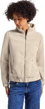 Street One Damen 2005541 Kurze Teddyjacke, Savannah Sand, 46