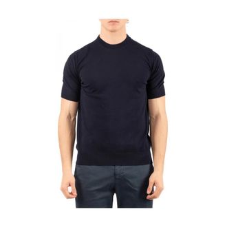 Alpha Industries Homme, Tops, Bleu, Taille: M Tee-shirt Élégant pour Homme