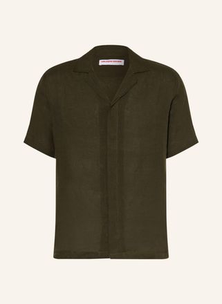 Orlebar Brown Orlebar Brown Resorthemd Maitan Ii Regular Fit Aus Leinen gruen