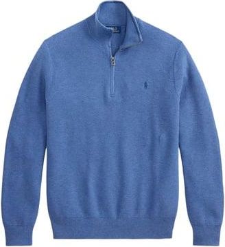 Polo Ralph Lauren Pull droit col camionneur en coton