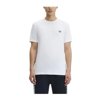 Fred Perry T-Shirt - - Tops - Herren - Wei&szlig; - XL