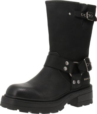 Replay Damen Stiefel mit Nieten, Schwarz (Black 003), 38