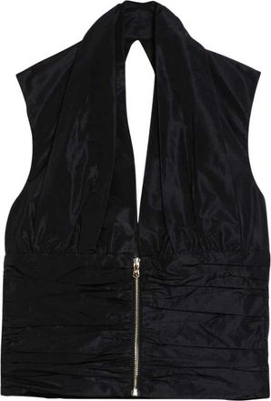 Patou Femme, Tops, Noir, Taille: 36 FR Maglia Gilet