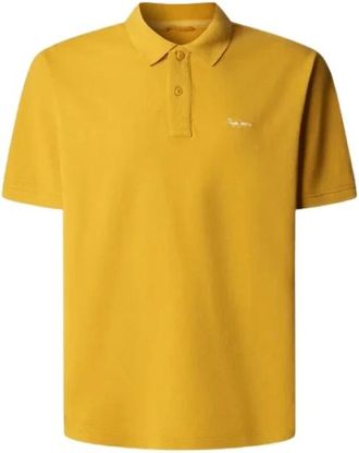 Pepe Jeans London Homme, Tops, Jaune, Taille: 2XL Polo Oscar Siena