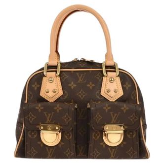 Louis Vuitton Sac &agrave; main vintage en toile Pre-owned - Femme - Pre-owned - Brun - Taille: ONE Size