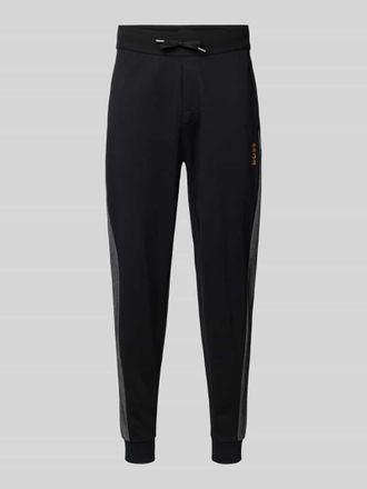 HUGO BOSS Relaxed Fit Sweatpants mit Label-Print