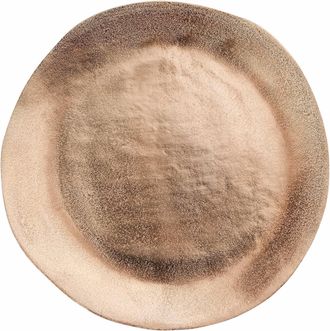 Butlers Deko-Teller rund 32cm aus Aluminium handgefertigt -Banquet- Tischdeko & Unterteller in Boho Sti | ideal als Kerzenteller, Dekoration Untersetzer f&uuml;r H