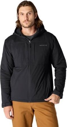 Carhartt Work in Progress Veste isol&eacute;e l&eacute;g&egrave;re et extensible pour homme Rugged Flex Relaxed Fit, Noir, M