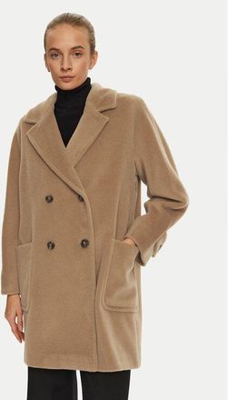 Marella Wollmantel Aprilla 2423016142 Braun Regular Fit